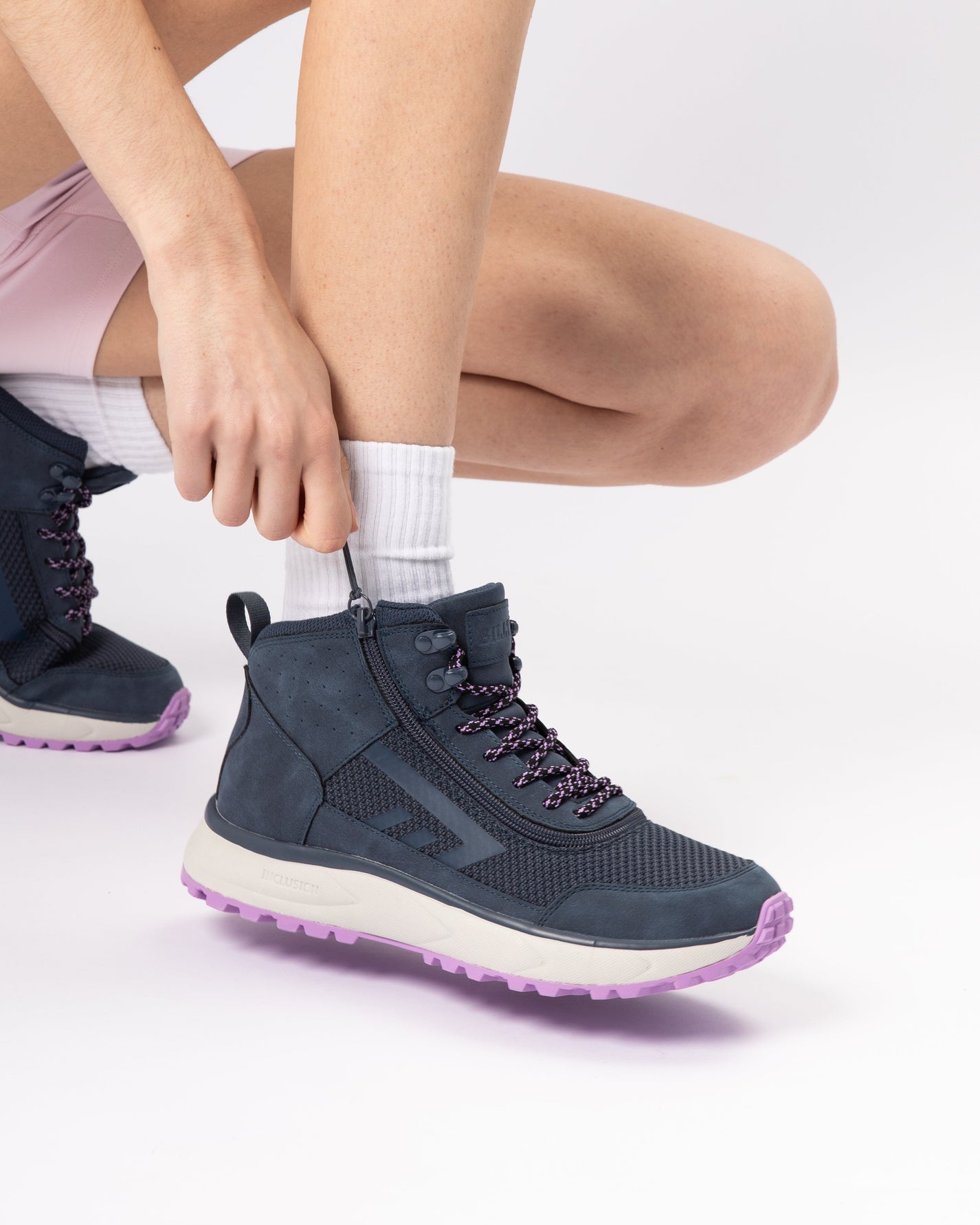 Inclusion Trail Boot (Women) - Navy/Purple – BILLY Footwear Australia