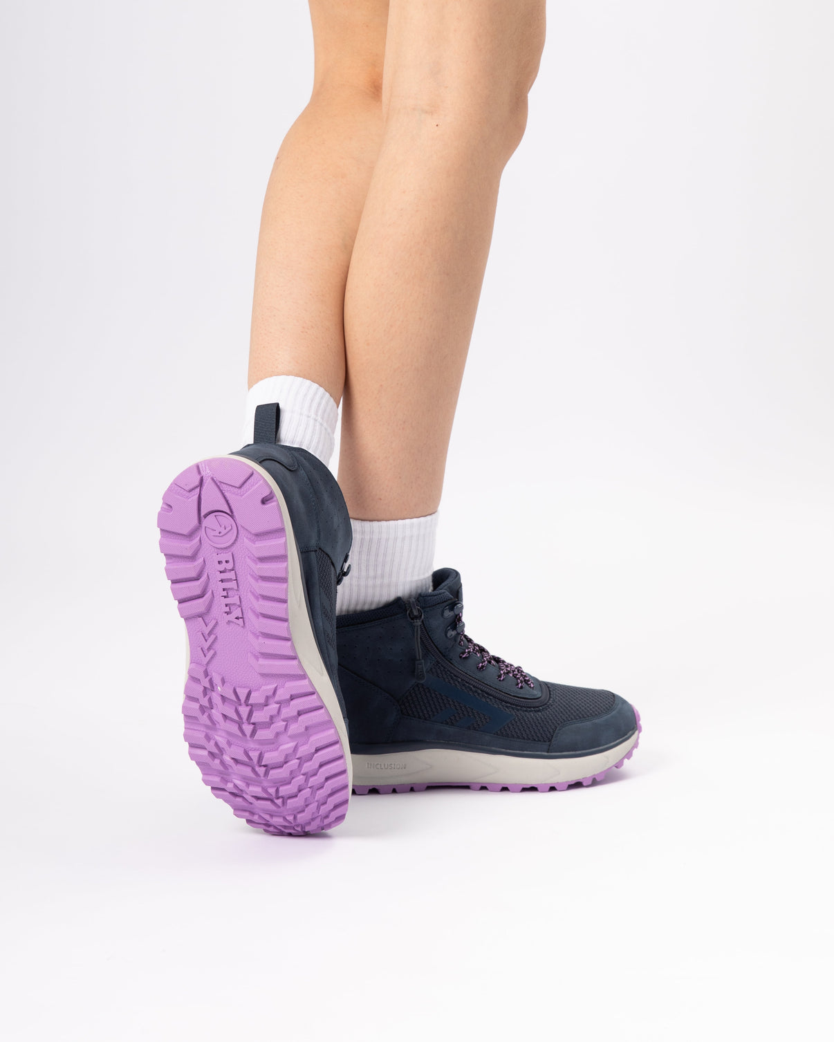 Inclusion Trail Boot (Women) - Navy/Purple – BILLY Footwear Australia